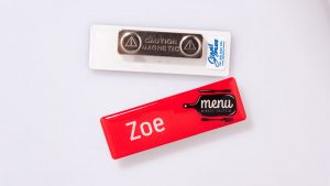 Custom Name Badges For The Hospitality Industry