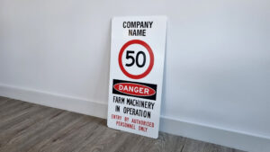 Custom Made & Supplied Safety Signs | Long Lasting Options Available.