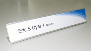 Custom Name Desk Plates | Australian Made | By Signs Plus