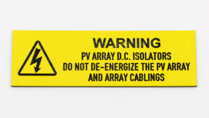 Custom Electrical Labels Warning Labels