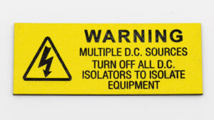 Custom Electrical Labels Warning Labels