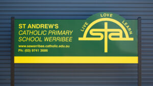 Custom Design & Manufactured School Signs Ph:(03) 5033 1124