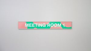 Custom made door signs for your office or meeting room.