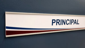 Custom made door signs for your office or meeting room.