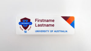 Custom Flat Name Badges / Name Tags Ph:0350331124