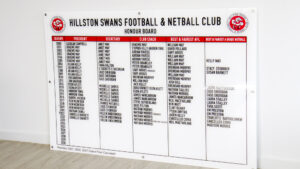 Custom Made Honour Boards | Ph:(03) 5033 1124