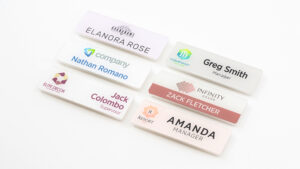 Personalised Acrylic Magnetic Name Badges | Sign Plus