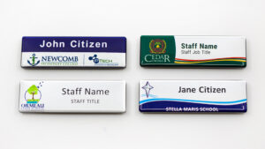 Name Badges & Name Tags | Full Colour & Domed