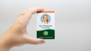 Custom Identification Cards (Scratch & stain resistant coating)