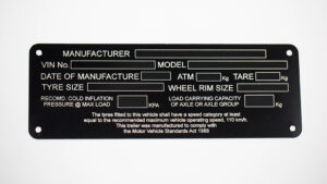 ID Plates | Vehicle | Compliance | Metal
