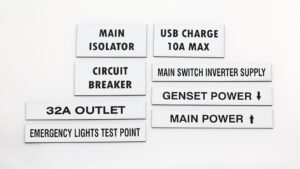 Custom Electrical Labels Warning Labels