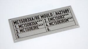 ID Plates | Vehicle | Compliance | Metal