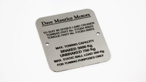 ID Plates | Vehicle | Compliance | Metal