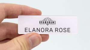 Personalised Acrylic Magnetic Name Badges | Sign Plus