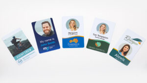 Custom Identification Cards (Scratch & stain resistant coating)