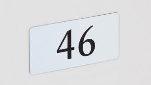 Custom Locker Numbers - Australian Made
