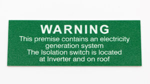 Custom Electrical Labels Warning Labels